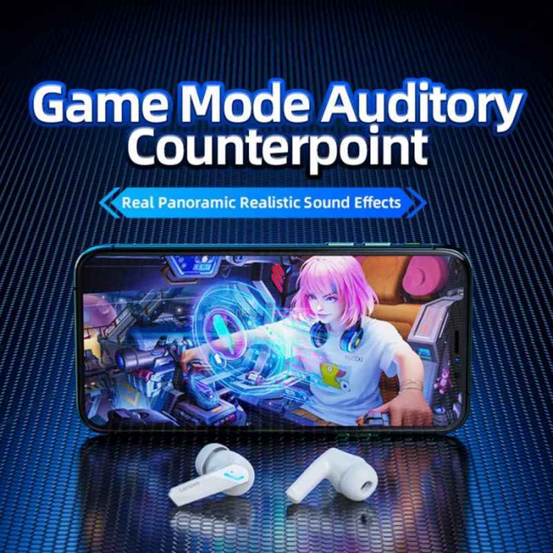 Promo Lenovo Thinkplus Gm2 Pro Tws Wireless Earbuds Headset Bluetooth Gaming Bt 5.3 Diskon 2% Di ...