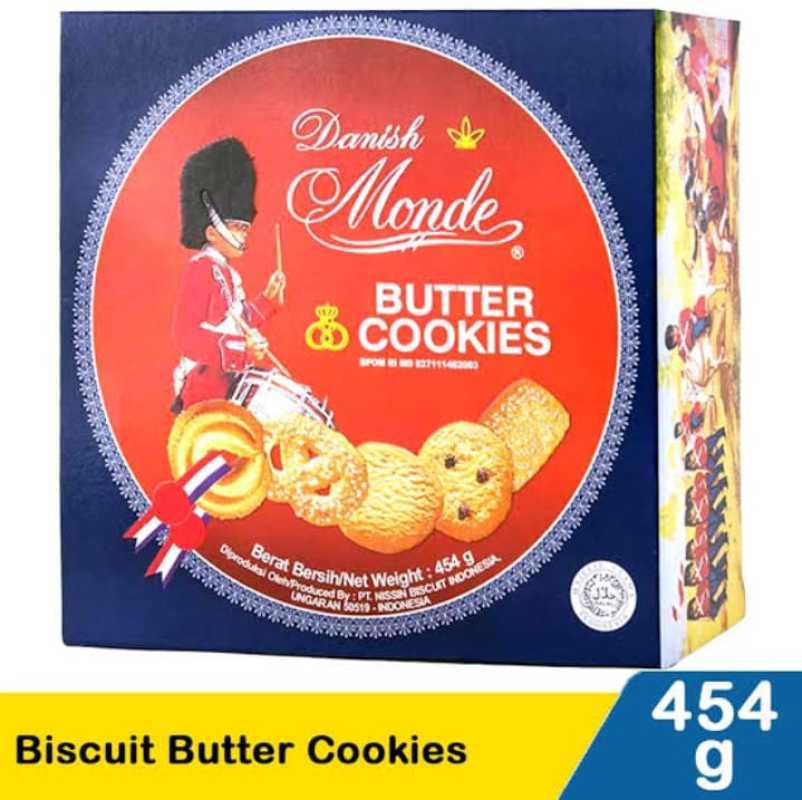 Jual COD // Monde Butter Cookies 454 Gr 1 Kotak // Biskuit Monde Butter ...