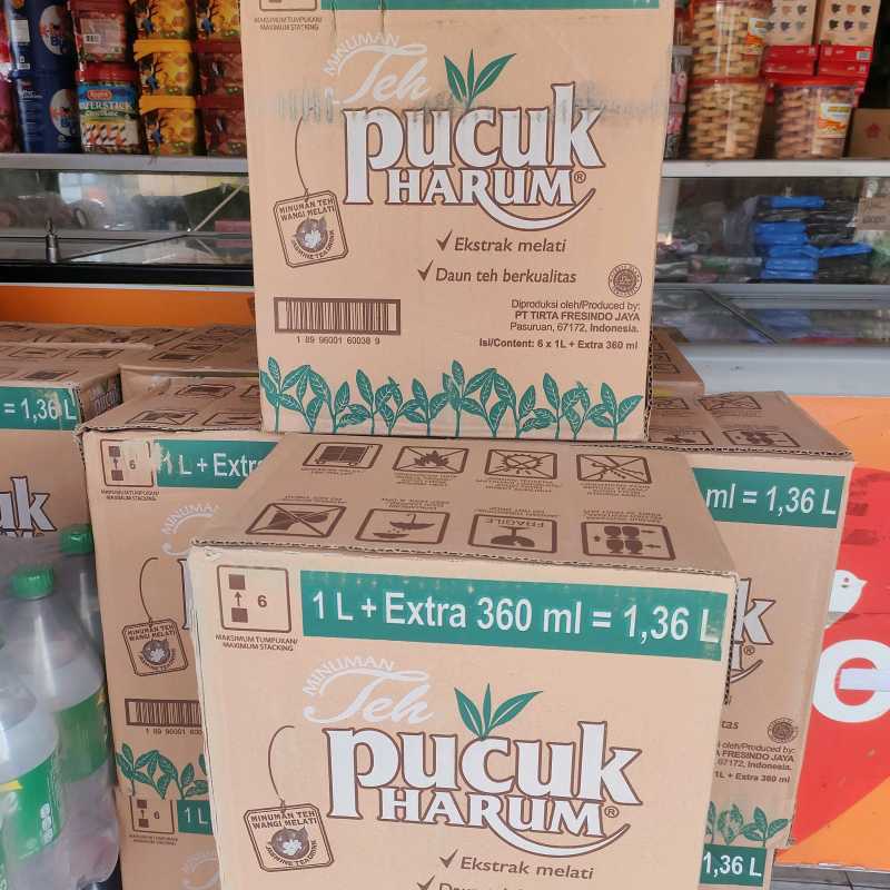 Jual Teh Pucuk Harum Manis Ukuran 1 Liter (6 Btl) Di Seller Titinrafy99 ...