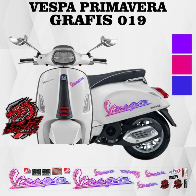 Promo Cod / Stiker Transparan Vespa / Striping Transparan / Decal ...
