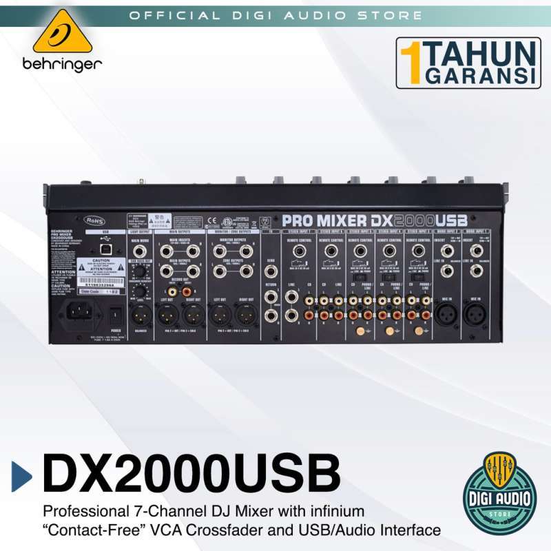 Jual Behringer Pro Mixer Dj Dx2000usb [ Dx 2000 Usb ] Disc Jockey Di Seller Digi Audio Store ...