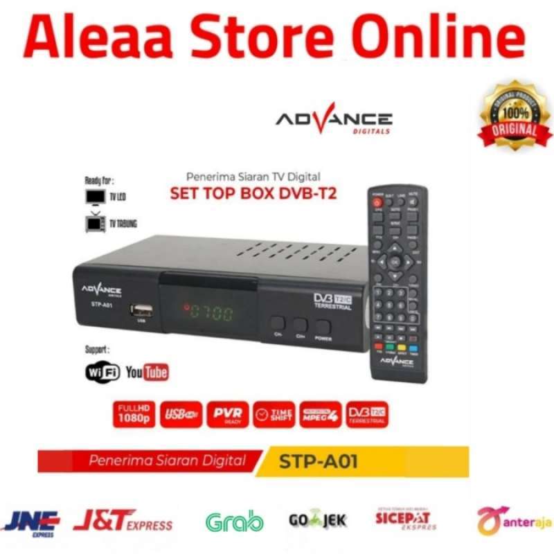 Promo Advance Set Top Box Dvb-T2 Stp-A01 Tv Digital Full Hd Receiver ...