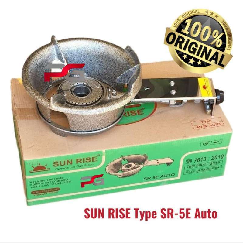 Jual Sun Rise Kompor Gas Besi Cor High Pressure Type SR-5E Auto di ...
