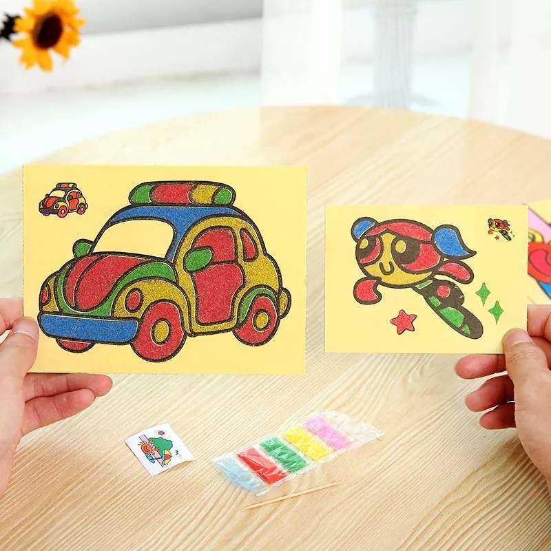 Jual Avita.id Diy Lukis Pasir / Gambar Tempel Pasir / Mainan Anak Sand ...