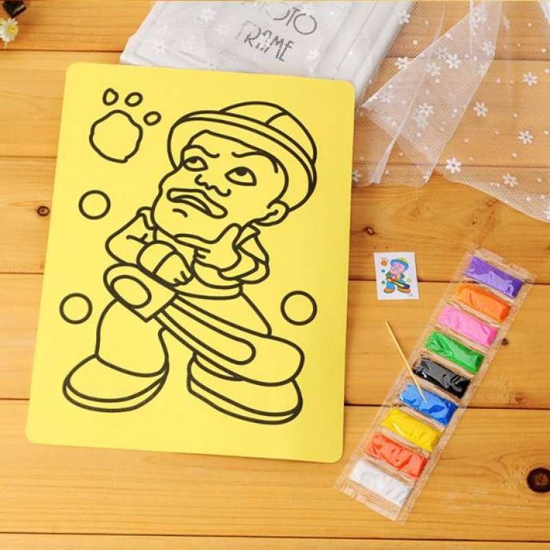 Jual Avita.id Diy Lukis Pasir / Gambar Tempel Pasir / Mainan Anak Sand ...