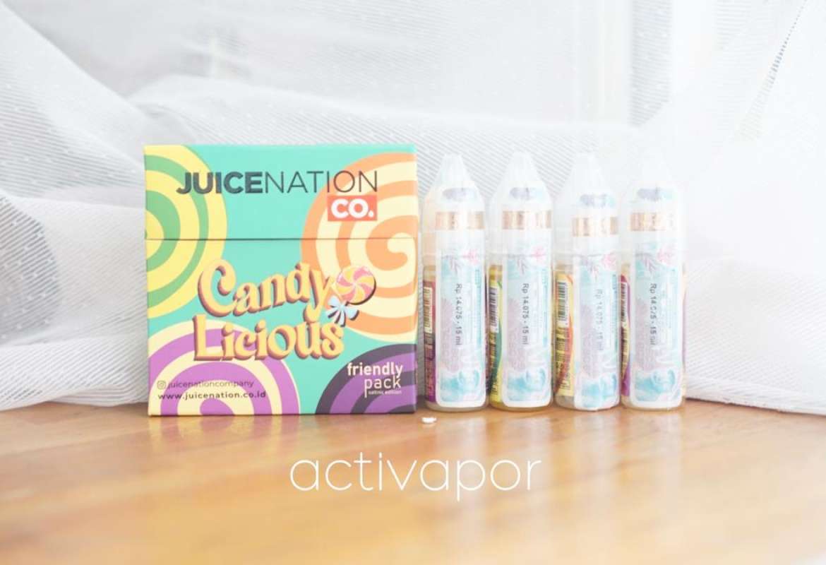 Jual Candy Licious Friendly Pack Saltnic 25mg 4x15ml Salt Nic ...