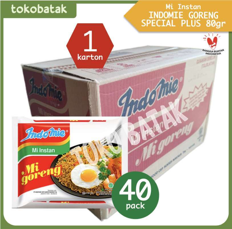 Promo Indomie Special Plus 80 Gr Mi Instan Goreng [40 Pack] Diskon 11% ...