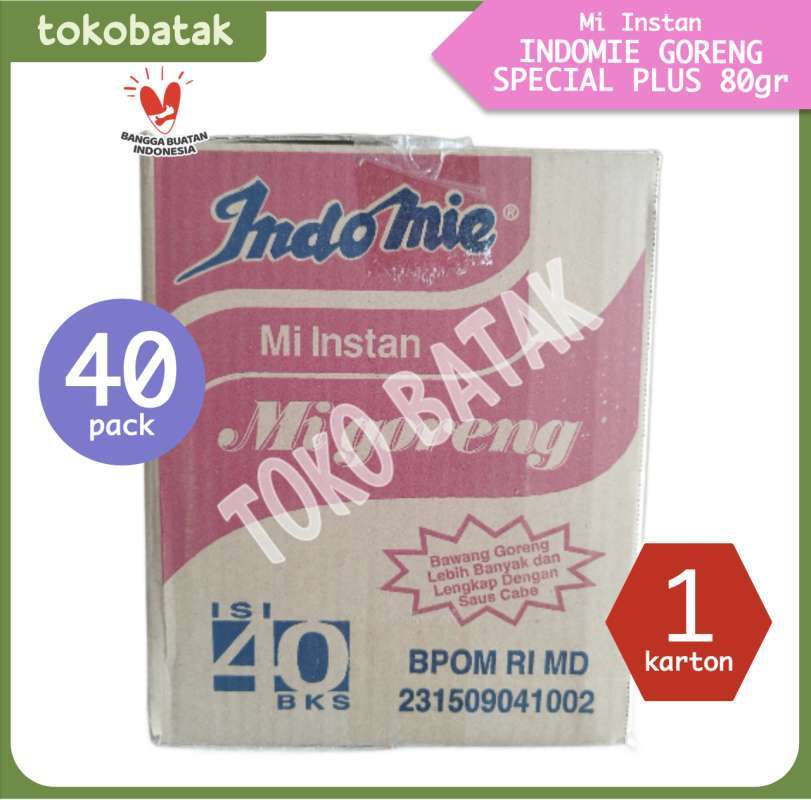 Promo Indomie Special Plus 80 Gr Mi Instan Goreng [40 Pack] Diskon 11% ...