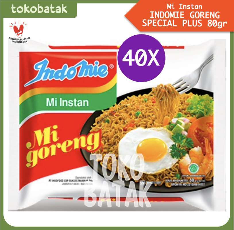 Promo Indomie Special Plus 80 Gr Mi Instan Goreng [40 Pack] Diskon 11% ...