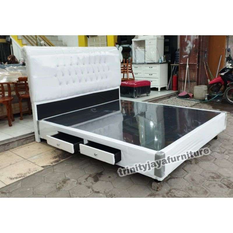 Jual Dipan Laci Sandaran Full /trinityjayafurniture Di Seller ...