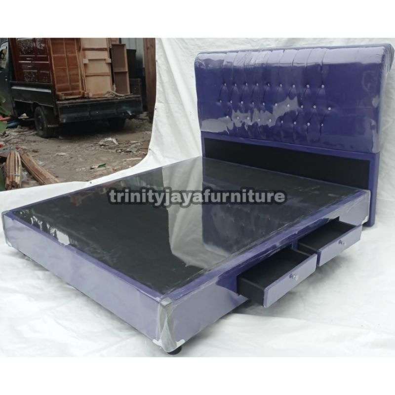 Jual Dipan Laci Sandaran Full /trinityjayafurniture Di Seller ...