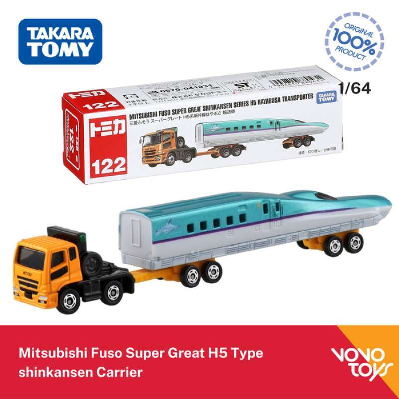 Promo Tomica Long 122 Mitsubishi Fuso Super Great H5 Type shinkansen Carrier Diskon 9% di Seller ...