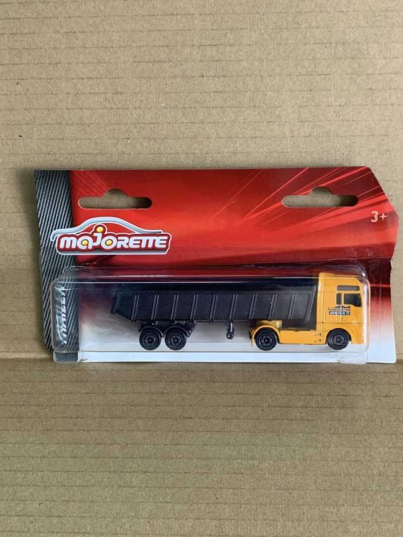 Promo Majorette Trailer 1/100 MAN TGX Dump Truck Kuning Diskon 9% di ...