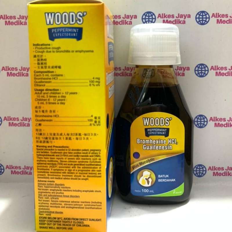 Jual Woods Expectorant 100 Ml (obat Batuk) Di Seller Alkes Jaya Medika ...