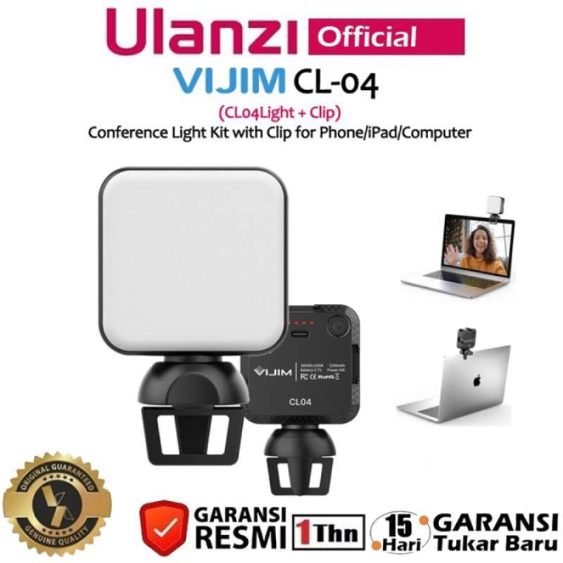 Promo Ulanzi Vijim Cl04 Led Lightning Kit For Video Conference Diskon ...
