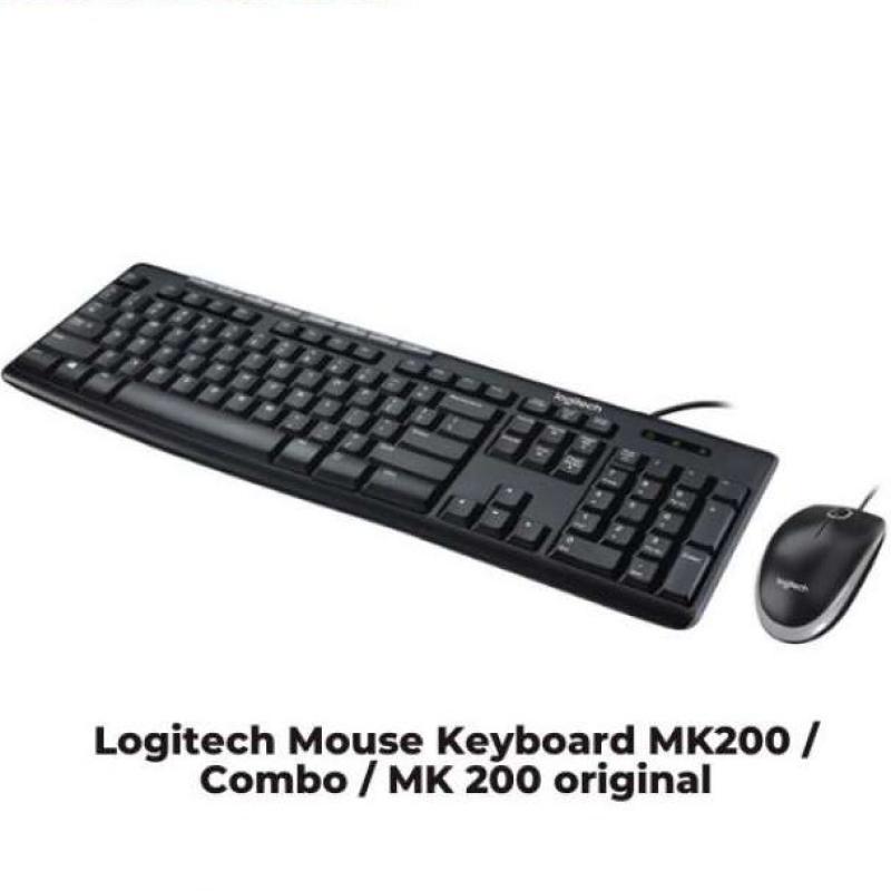 Jual Logitech Mouse Keyboard MK200 / Combo / MK 200 original di Seller ...