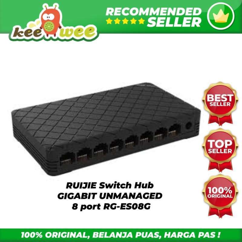 Jual RUIJIE Switch Hub GIGABIT UNMANAGED 8 port RG-ES08G di Seller ...