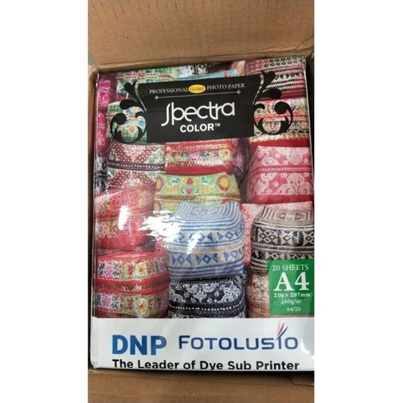Promo SPECTRA GLOSSY PHOTO PAPER A4 260 GSM Diskon 24% di Seller AGEYO ...
