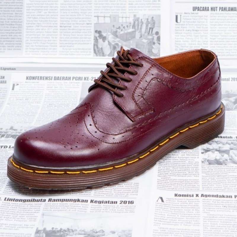 Jual Sultan X Fordza Sepatu Formal Docmart Pria Kulit Asli Oxford ...