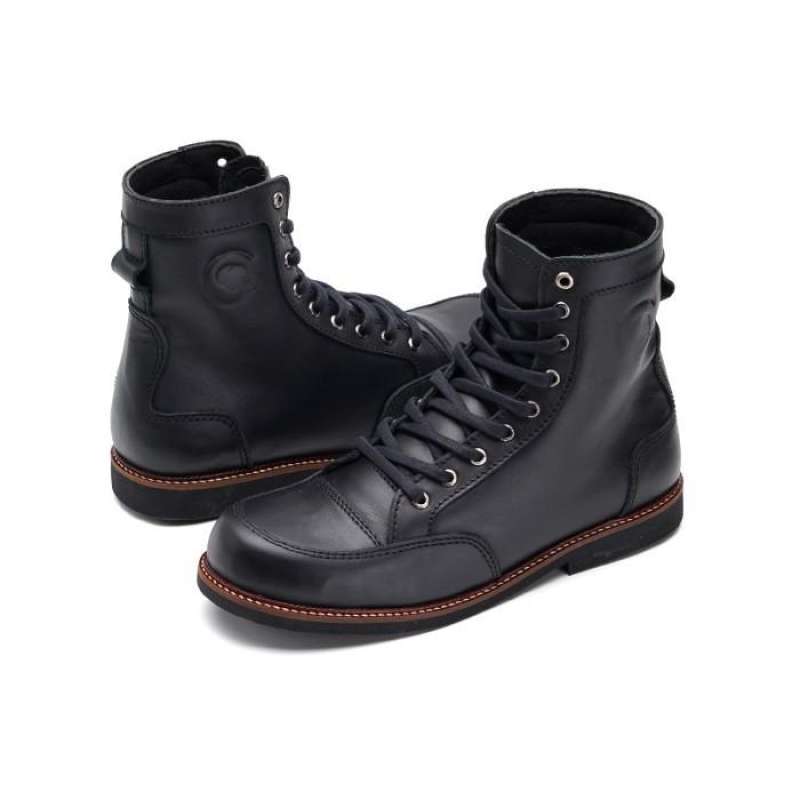 Jual Sepatu Safety Boots Ujung Besi Kulit Asli Sultan X Greata Brata Black - 39 Hitam Di Seller ...