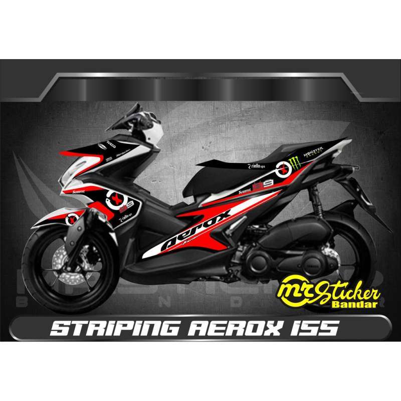 Jual Striping Premium Yamaha Aerox 155 Semi Full Body Lorenzo di Seller ...