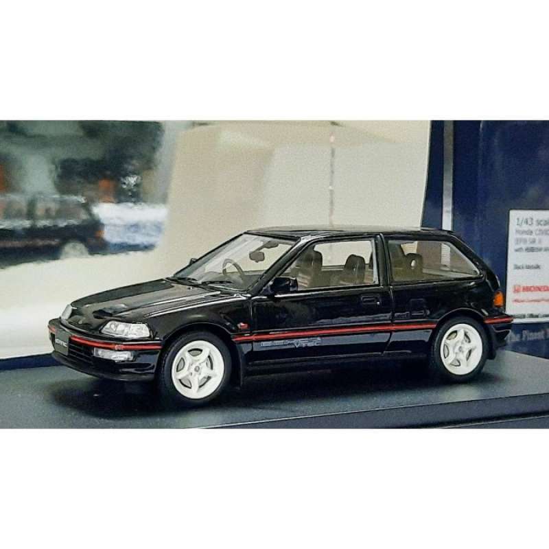 Promo 1/43 MARK43 HONDA CIVIC (EF9) SiR II MUGEN BLACK RNR WHEEL ...