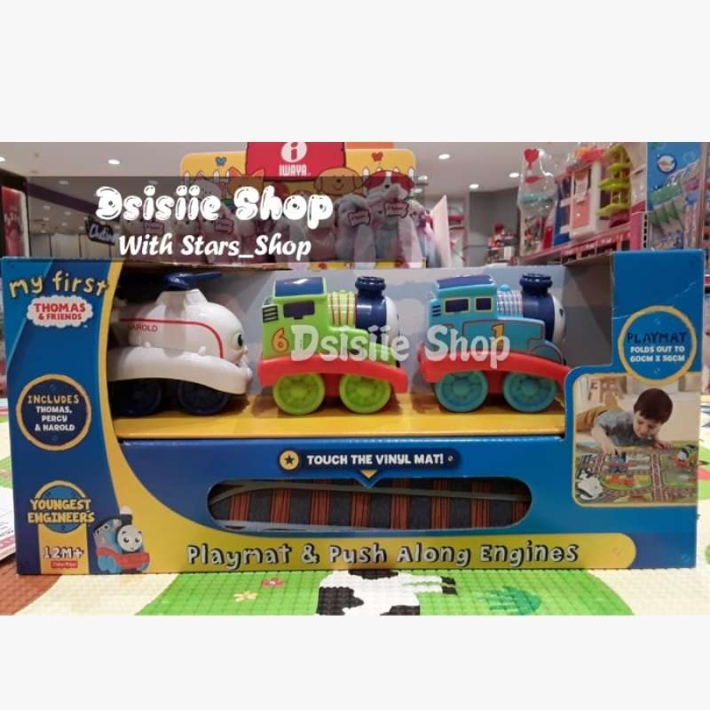 Promo mainan thomas and friends playmat & Push a long Engines ...