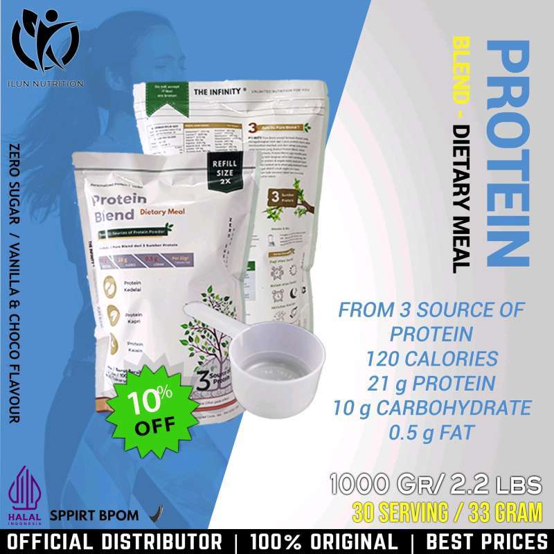 Jual [refill Pack] The Infinity Blend Pro Size Up Susu Protein Blend ...