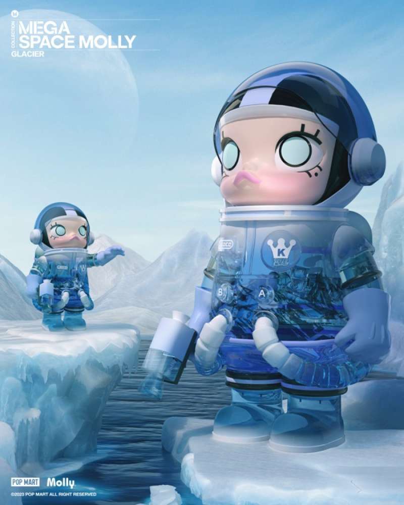 Jual Pop Mart Mega Collection 400 Space Molly Glacier Di Seller Pop Mart Indonesia Official ...