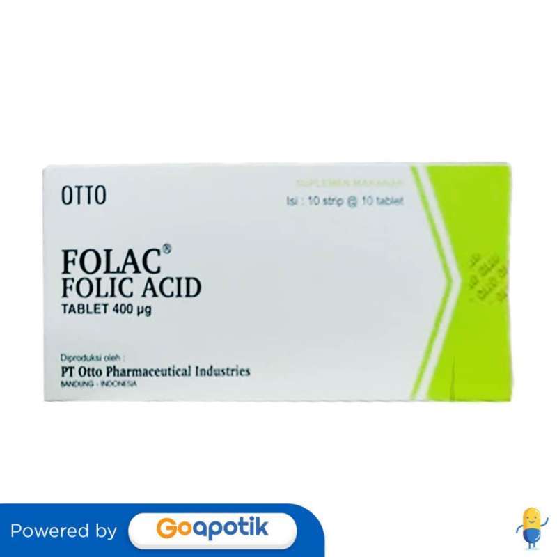 Jual Folac 400 Mcg Box 100 Tablet Di Seller Apotek Al-nahdi - Sei ...