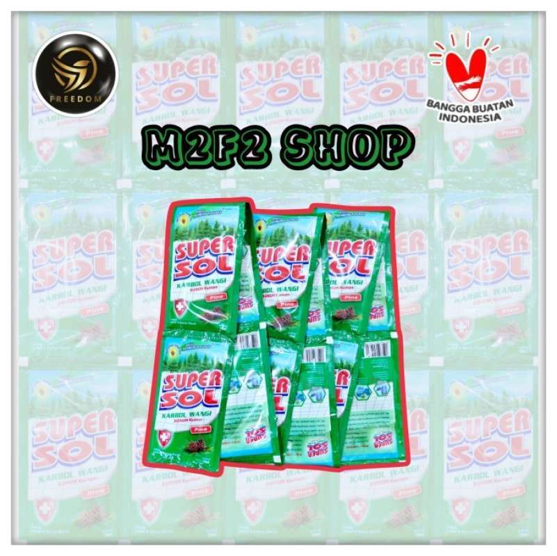 Promo Supersol Karbol Wangi Pine Reguler Sachet - 19 Ml (kemasan Karton ...
