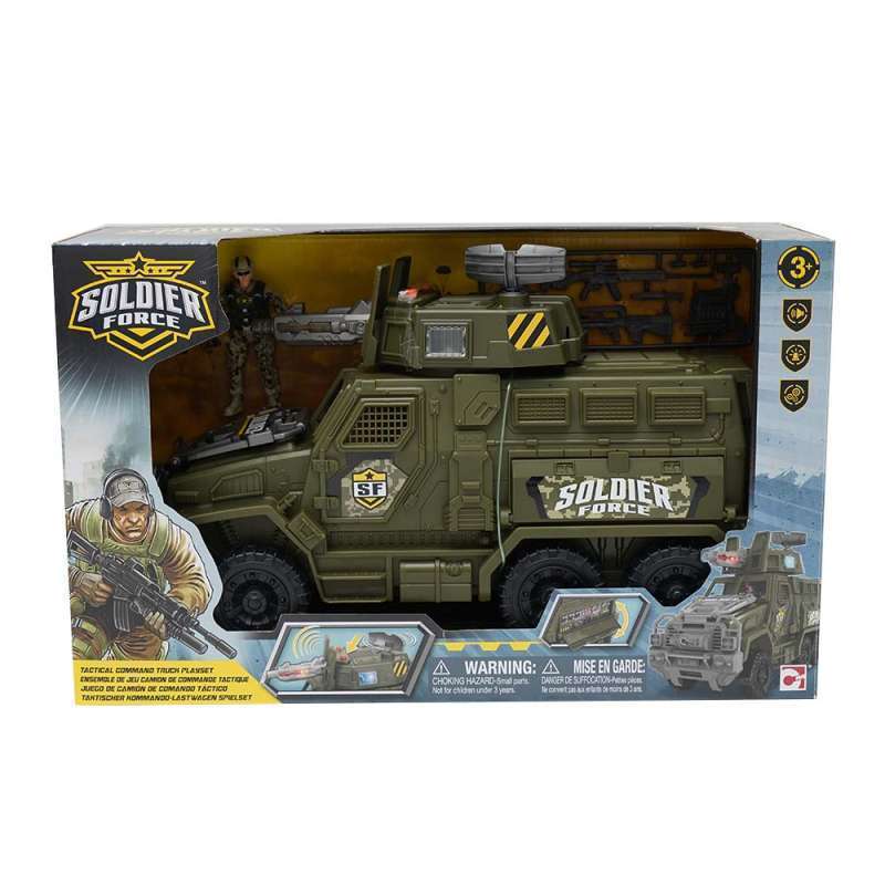 Jual Soldier Force Tactical Command Truck Di Seller Toys Kingdom ...