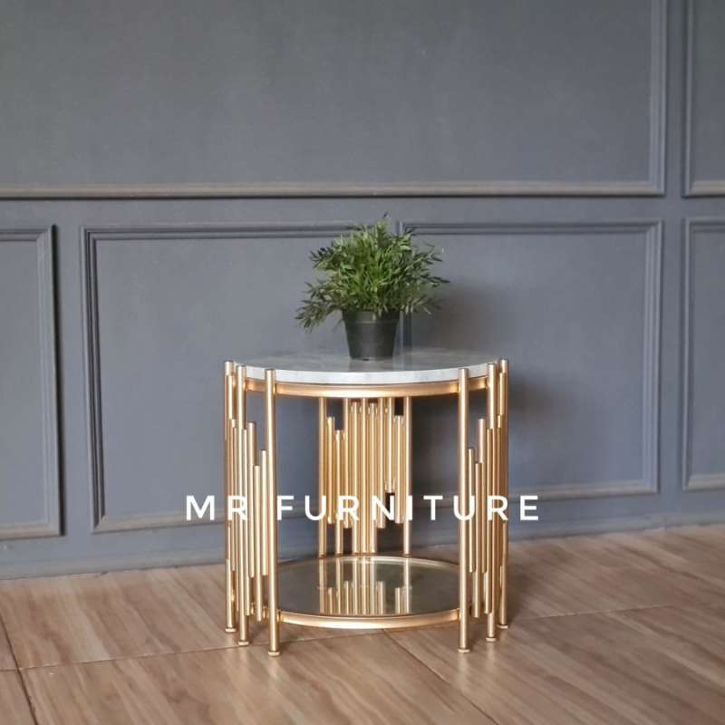 Jual Meja Sudut Bulat Model Pipa Modifikasi Ambalan Di Seller ...