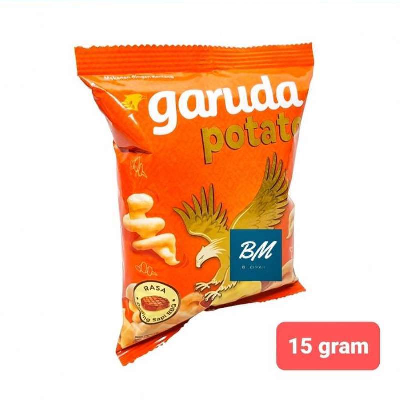 Jual Garuda Potato BBQ 15 gr / Garuda Potato Rasa Daging Sapi BBQ 15 gr ...