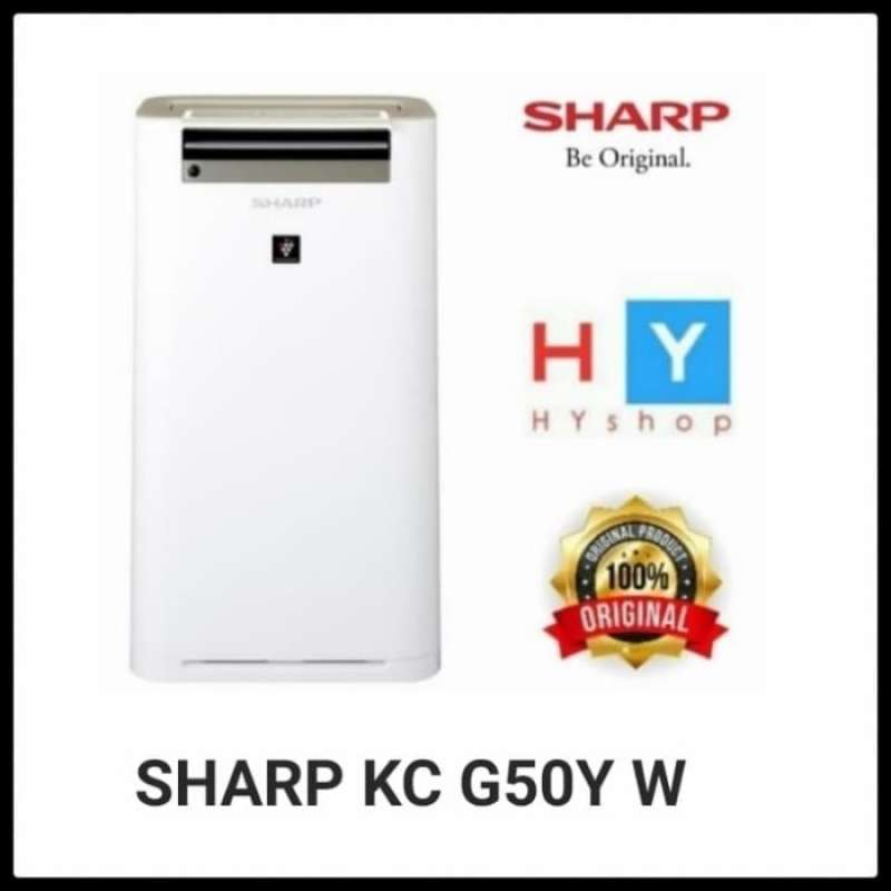 Jual SHARP KC G50Y AIR PURIFIER PLASMACLUSTER HIGH DENSITY HUMIDIFYING ...