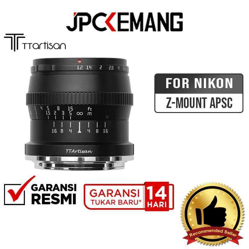 Jual JPC KEMANG TTArtisan 50mm f1.2 Nikon Z APSC TTArtisans 50mm f/1.2 GARANSI RESMI di Seller ...
