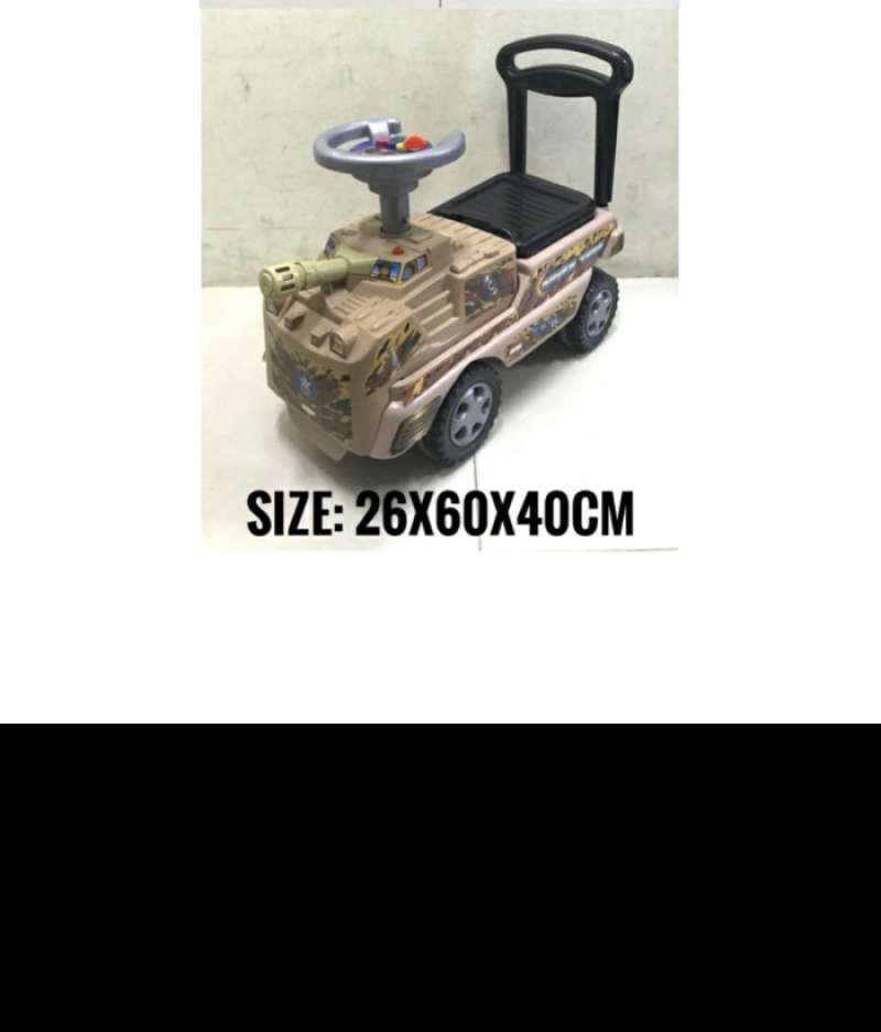 Promo Mobil tank duduk besar roda army car military dorong Diskon 23% ...