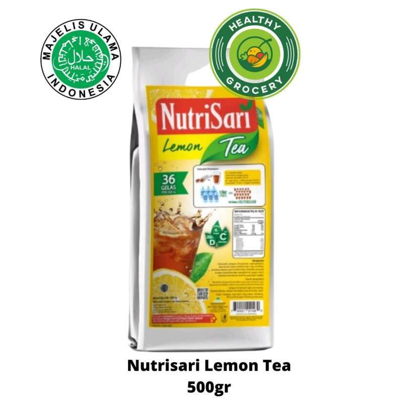 Jual NutriSari Lemon Tea Powder Drink Refill 500 gram / Minuman Serbuk ...