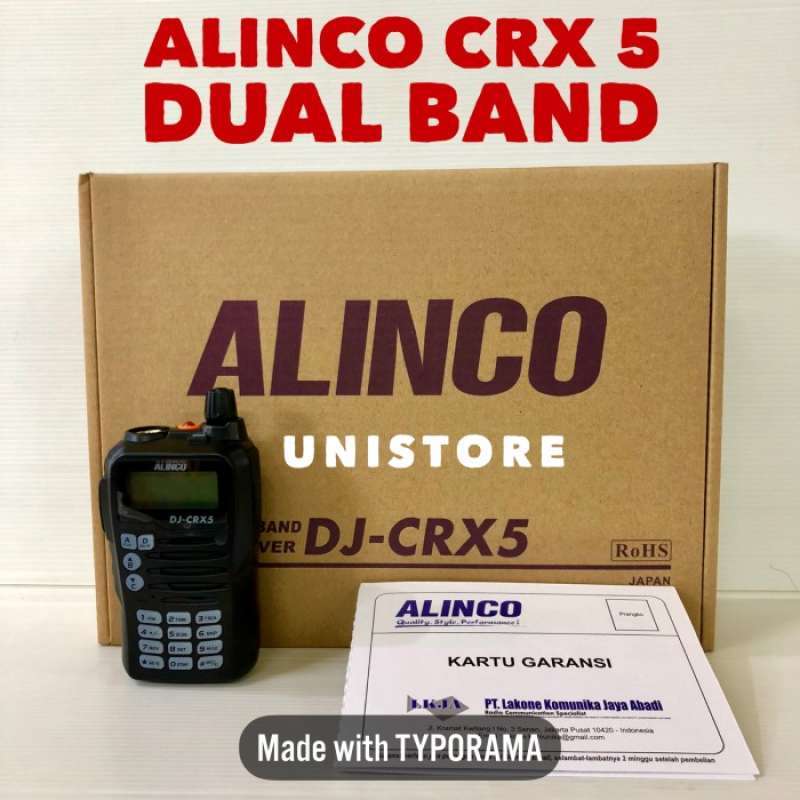 Jual Ht Handy Talky Alinco Dj-crx5 Dual Band Di Seller Haveart - Cengkareng Barat, Kota Jakarta ...