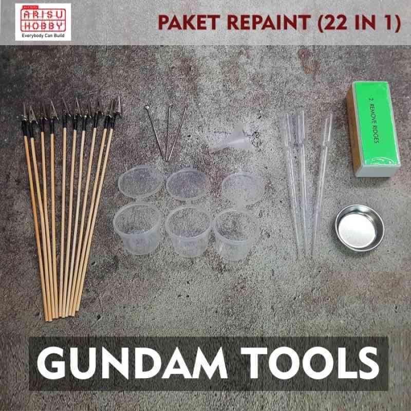 Promo Paket Repaint 22 In 1 Gunpla Tools Rakit Gundam Tool Kit Set ...