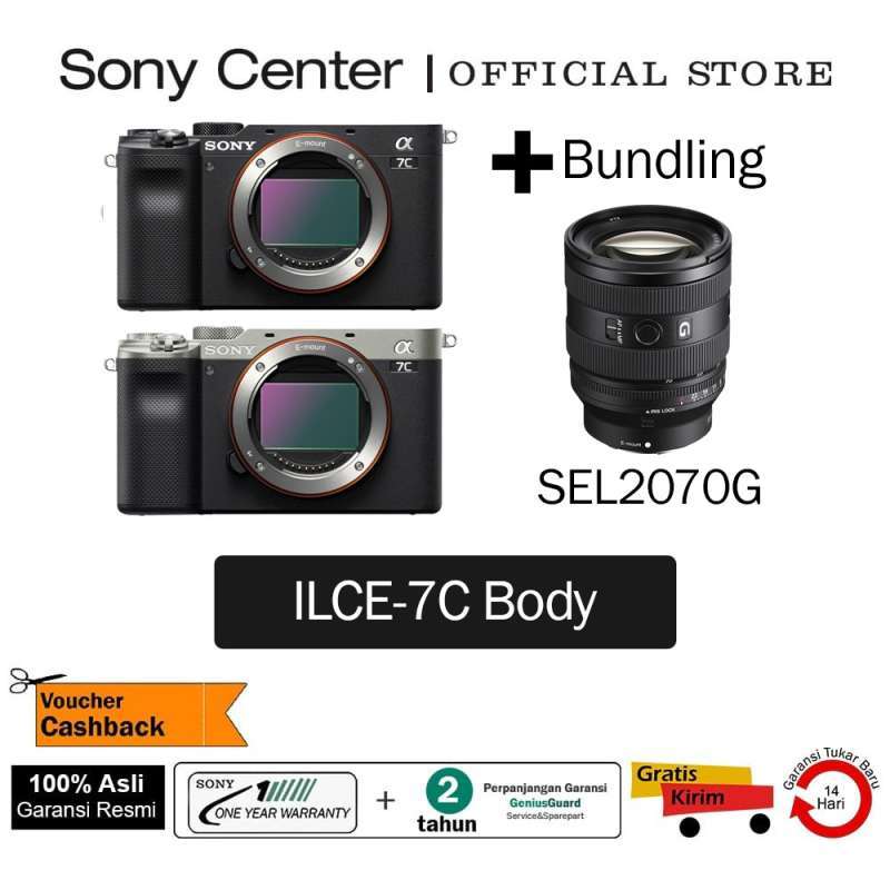 Promo SONY Center Jakarta - SONY Alpha A7C Mirrorless Digital Kamera [Body Only] / ILCE-7C ...