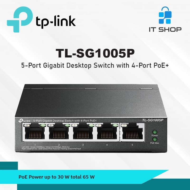 Jual Tp Link Tl Sg P Port Gigabit Desktop Switch Poe Di Seller It