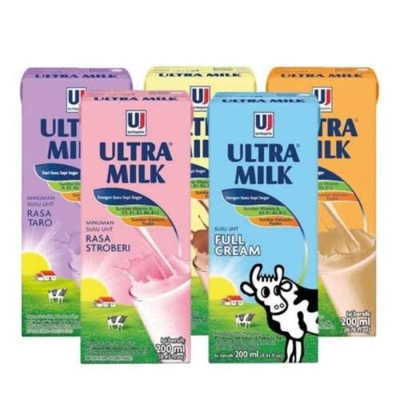 Jual Susu Ultra Milk Uht All Varient Kotak 250 Ml Di Seller Bakoel