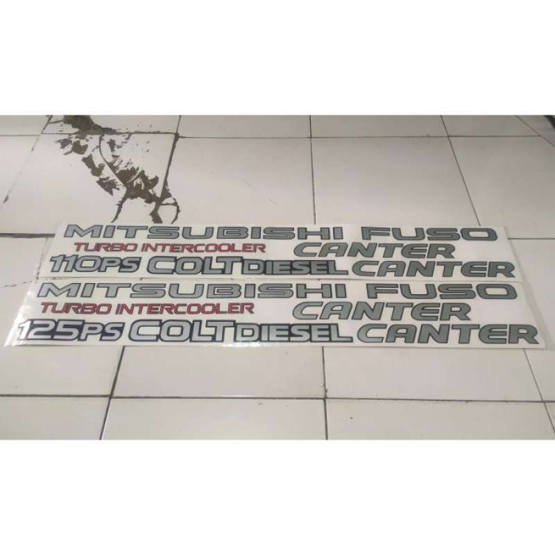 Promo Sticker Body Mitsubishi Fuso Canter Colt Diesel 120Ps / 125Ps ...