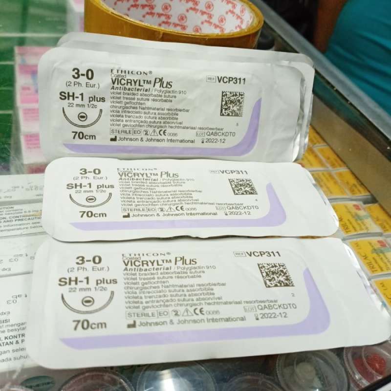 Promo Vicryl Plus 3.0 Vcp311Benang Operasi Diskon 17% di Seller Bergas ...