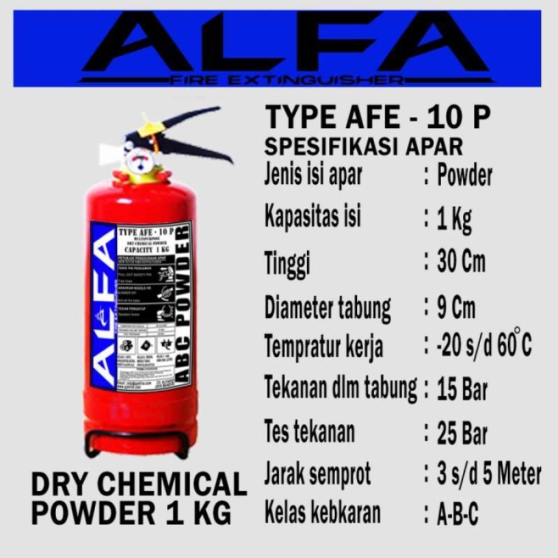 Promo Alat Pemadam Api Jenis Powder Uk 1 Kg Bergaransi 1 Tahun ...