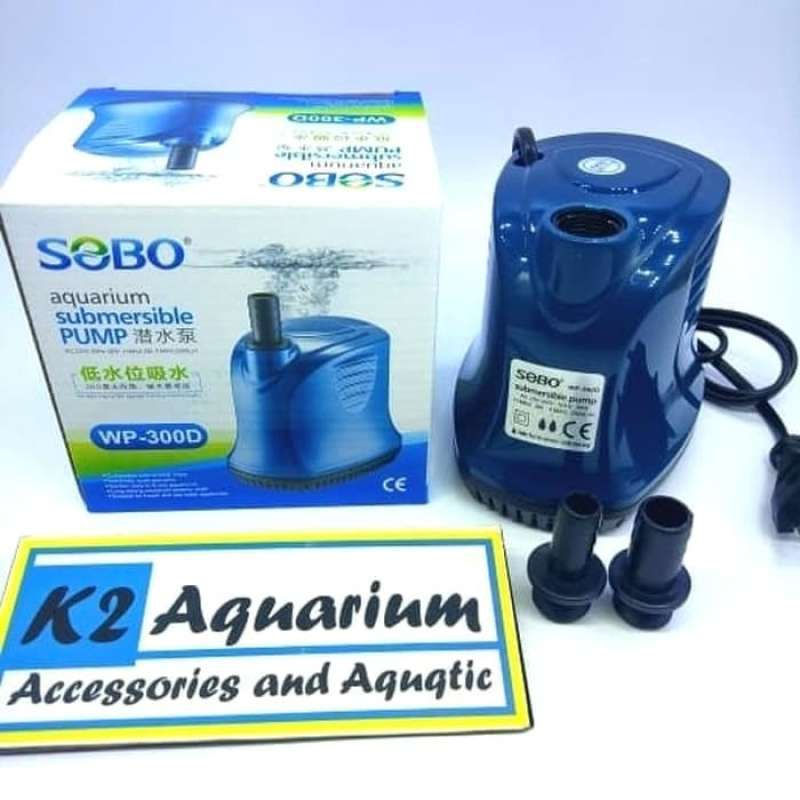 Promo Sobo Wp- 300 D Pompa Celup Air Kolam Aquarium Hidroponik/ Sobo Wp 300D Diskon 23% di ...
