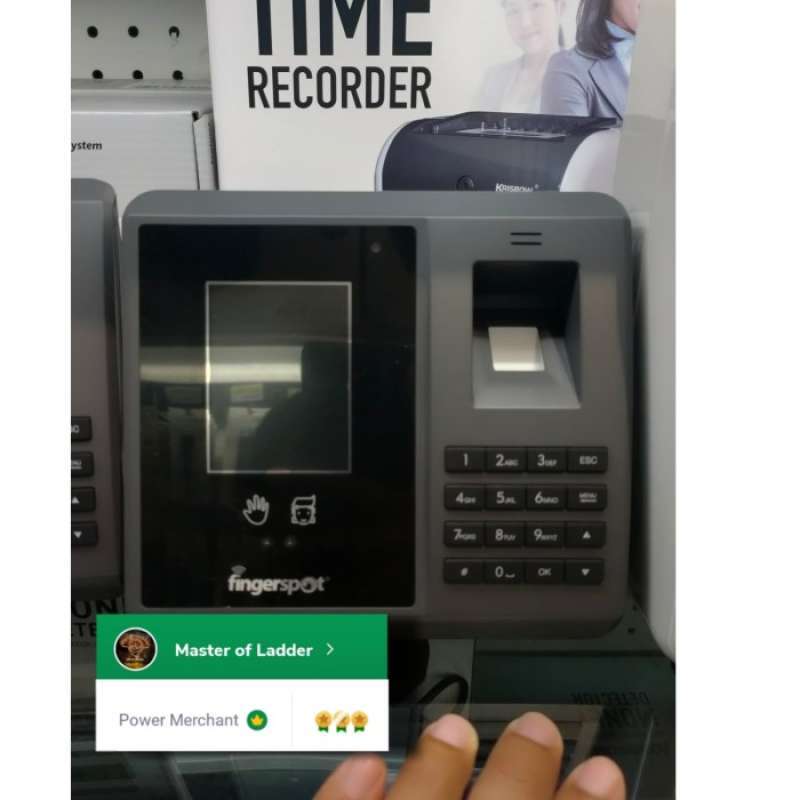 Promo Fingerspot Mesin Absensi Fingerprint Scan Wajah Telapak Tangan ...