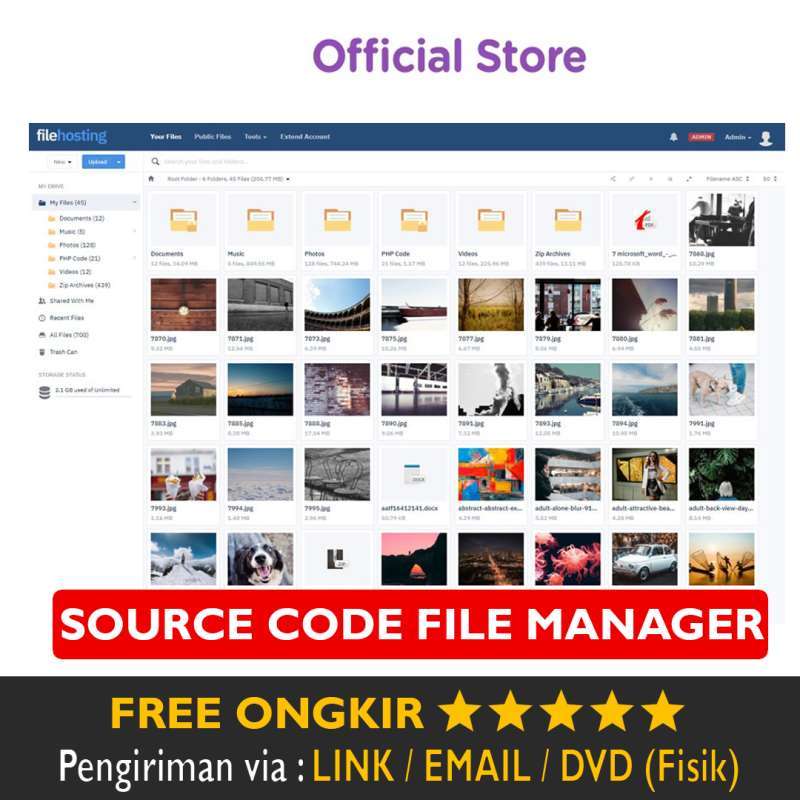 Promo Source Code Aplikasi File Manager Online Menggunakan PHP Berbasis ...