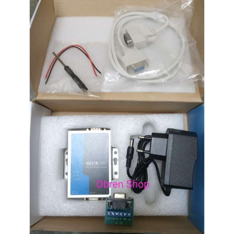Jual Konverter Rs232 To Rs485/Rs422 With Lan & Adaptor Hexin di Seller Tunnel store - Rambutan ...